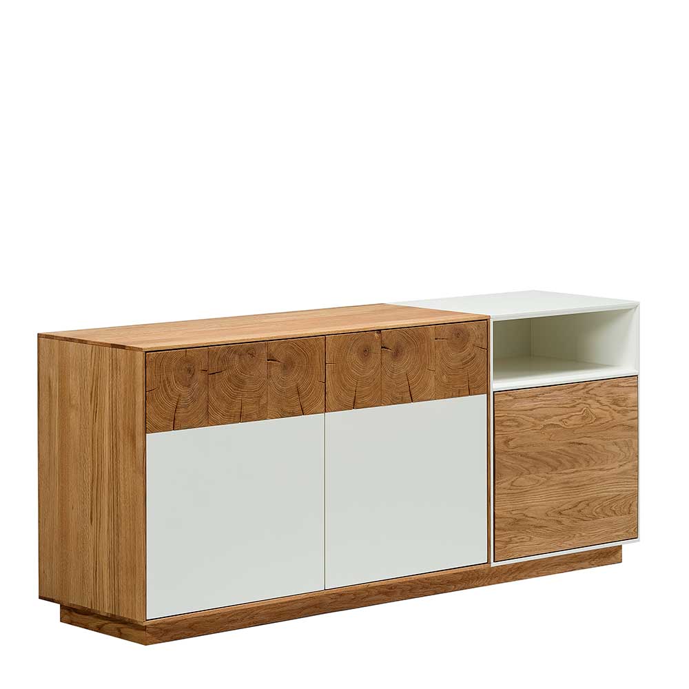 Sideboard Weiss Eiche