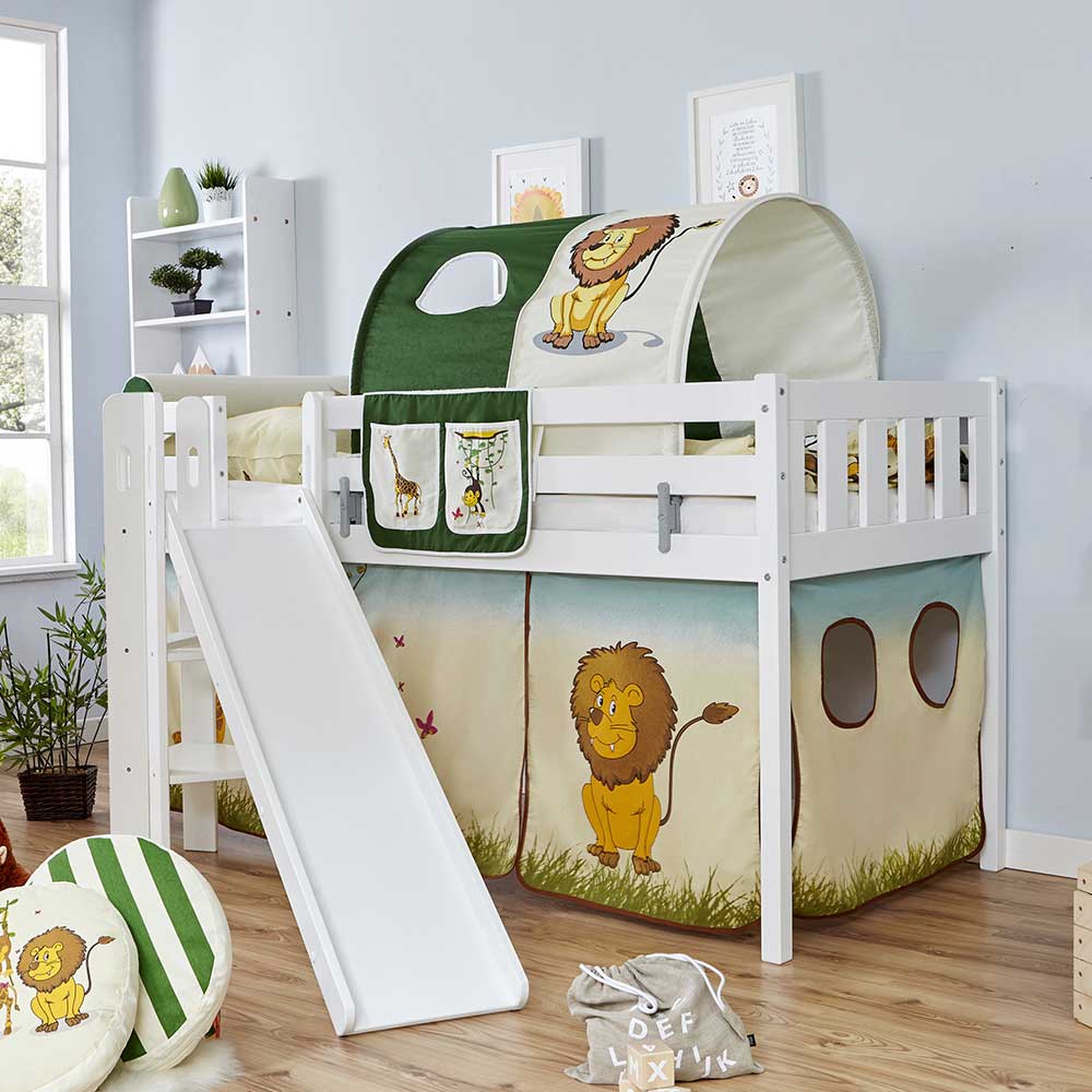 Verwunderlich Spielbett Mit Rutsche Bild