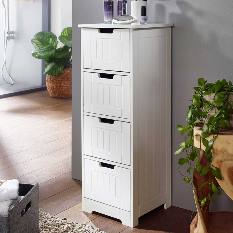 Badezimmer Kommode Schmal Mit Schubladen
