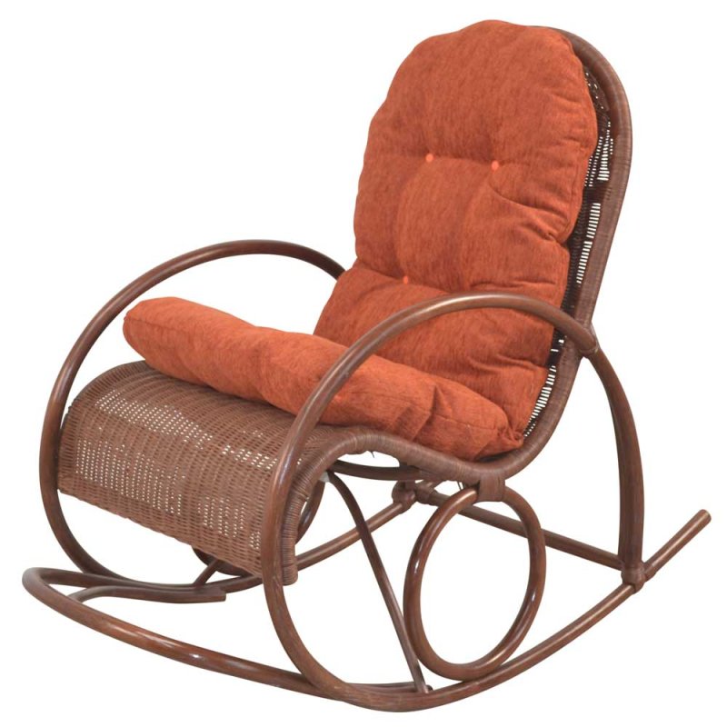Schaukelstuhl Aus Rattan
