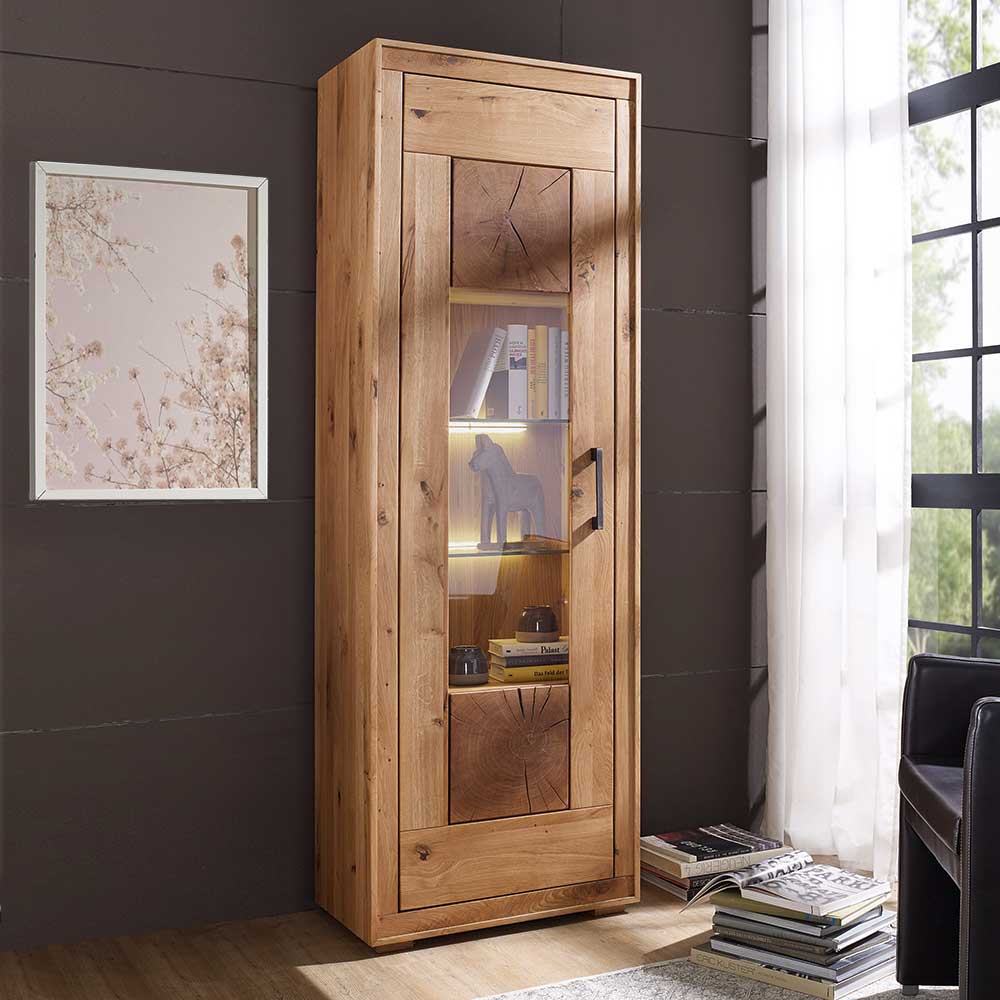 Kleiderschrank Mit Vitrine