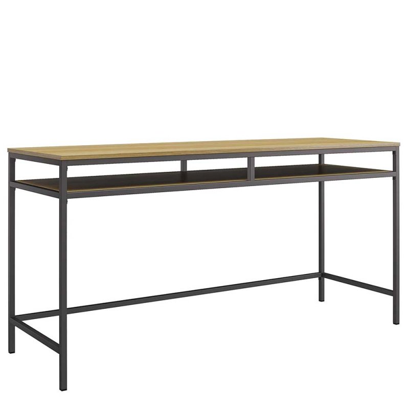 Schreibtisch in Eiche Optik & Grau - modernes Design - Georgy