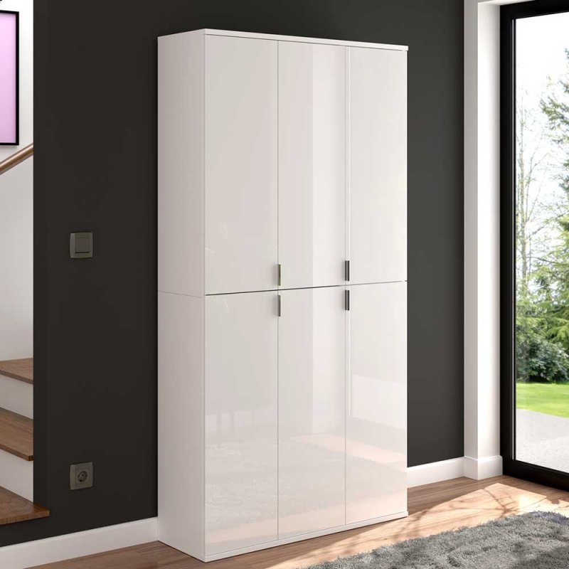Schrank Wei Hochglanz