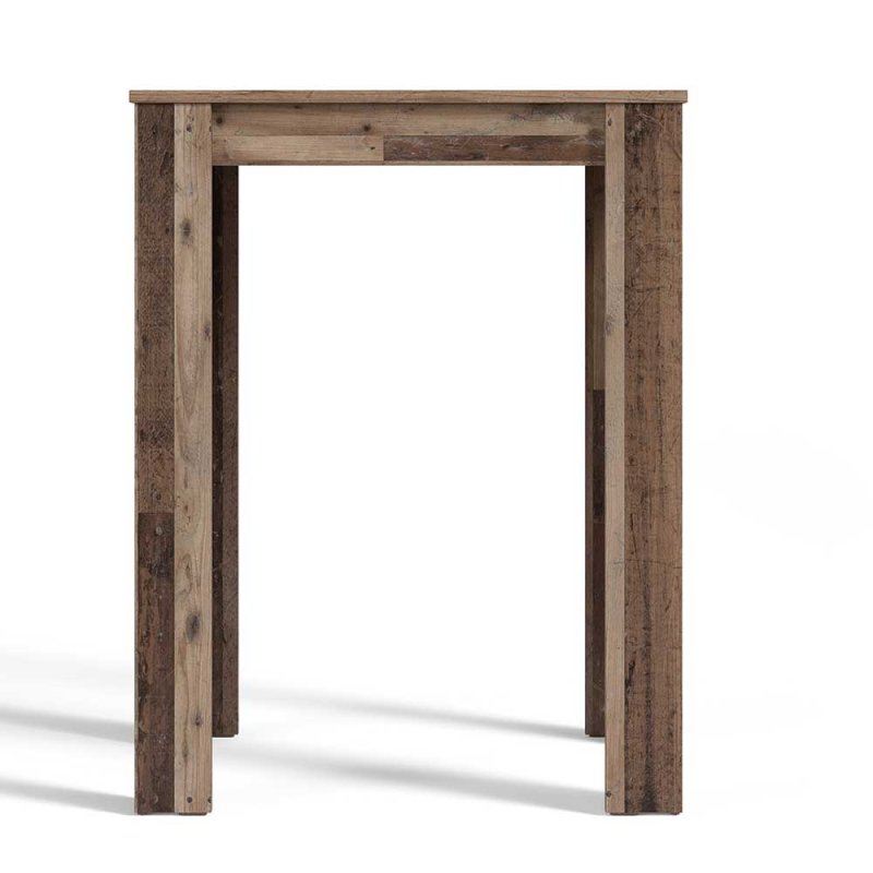 Bartisch in Altholz Optik - rechteckig 80x60 cm & 104 cm hoch - Dreamstar