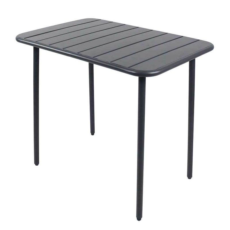 Gartentisch Metall Schwarz