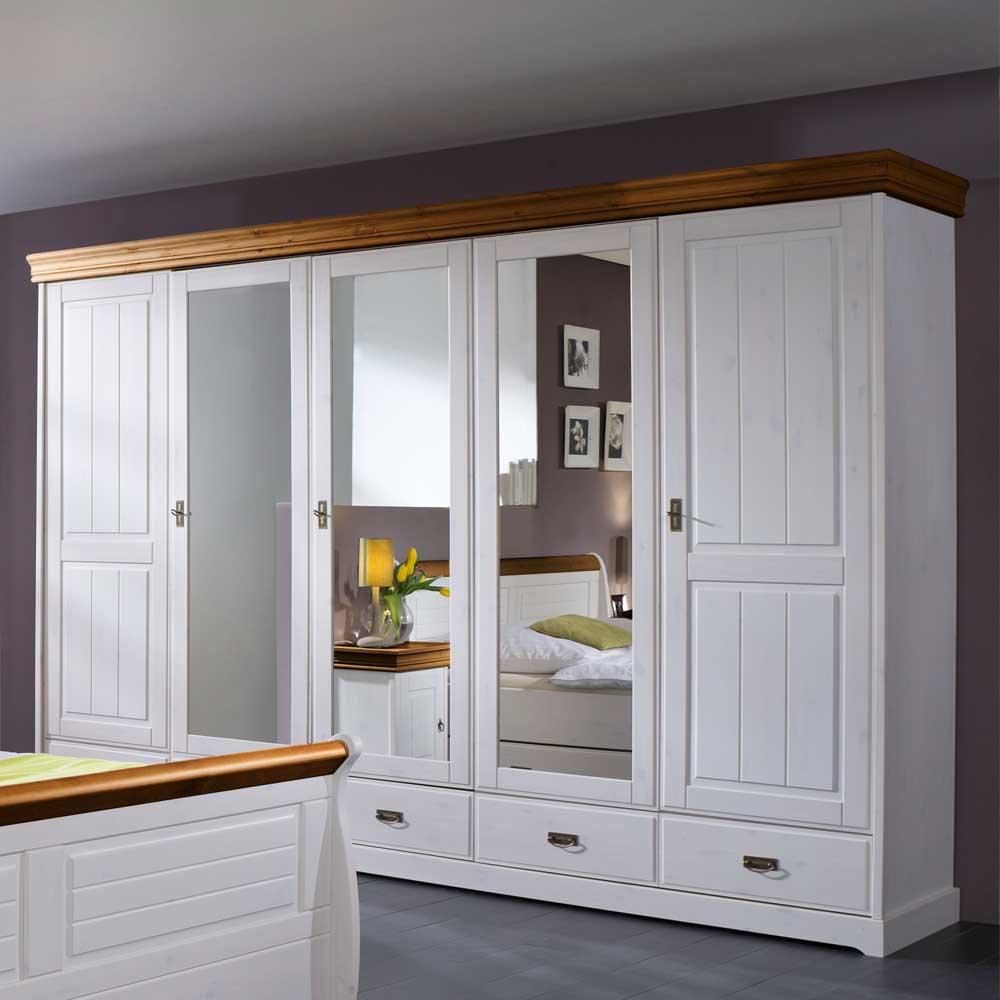Kleiderschrank Weiss Landhaus