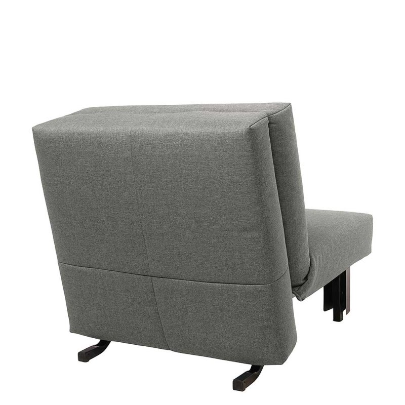 Hellgrauer Schlafsessel mit 85 cm Breite - Made in Germany - Miracella