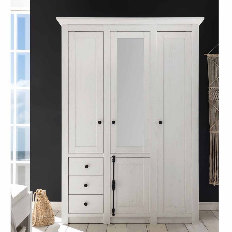 Kleiderschrank Weiss Landhaus