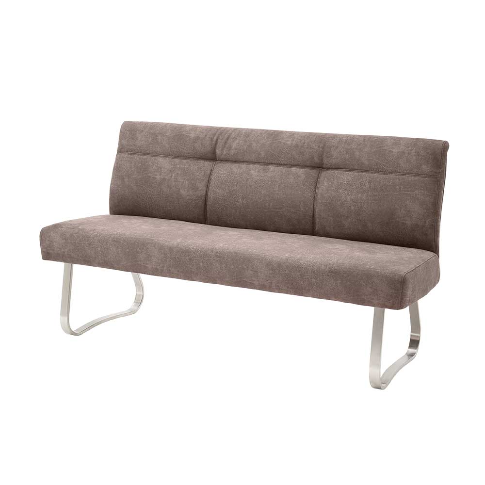 Spannende Sitzbank Beige Mit Ruckenlehne Ebenbild